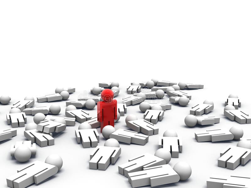 Last Man Standing stock illustration. Illustration of important - 14388860