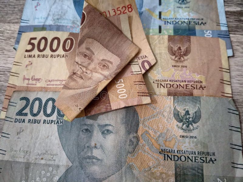 Indonesian bank notes stock photo. Image of sketch, poster - 262987652