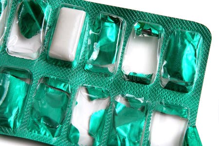 Last One Chewing Gum in this Package Stock Photo - Image of package ...