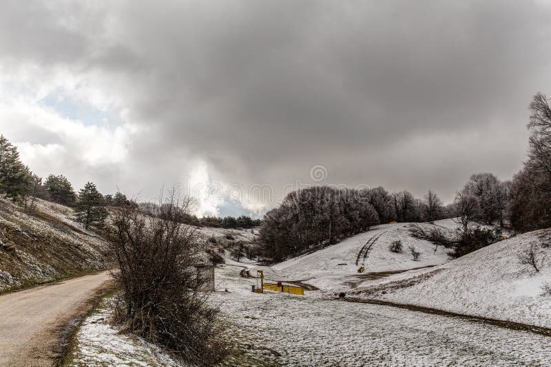 Last snow in the spring stock image. Image of beauty - 86030309