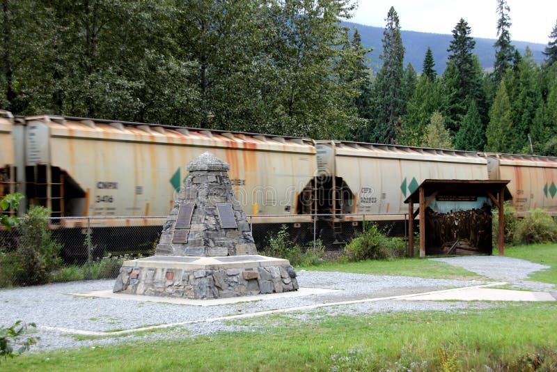 The Last Spike of the Canadian Pacific Railway Editorial Image - Image ...