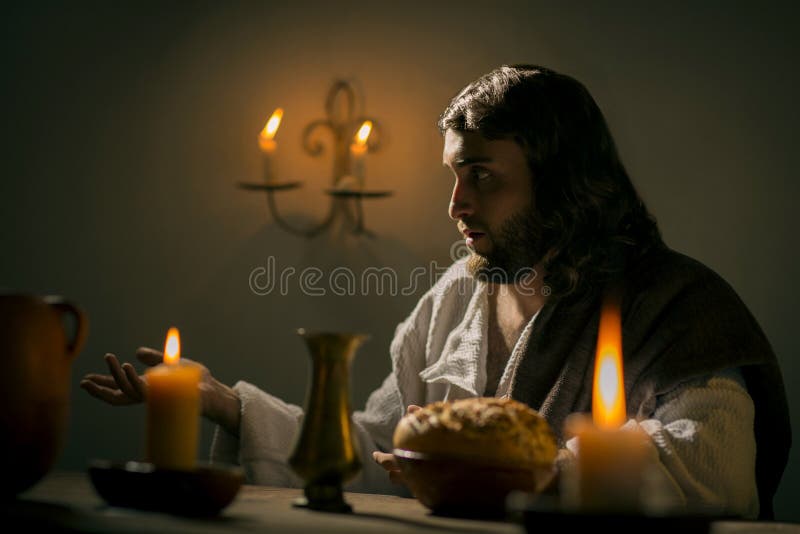 The Last Supper of Jesus Christ Stock Photo - Image of communion ...