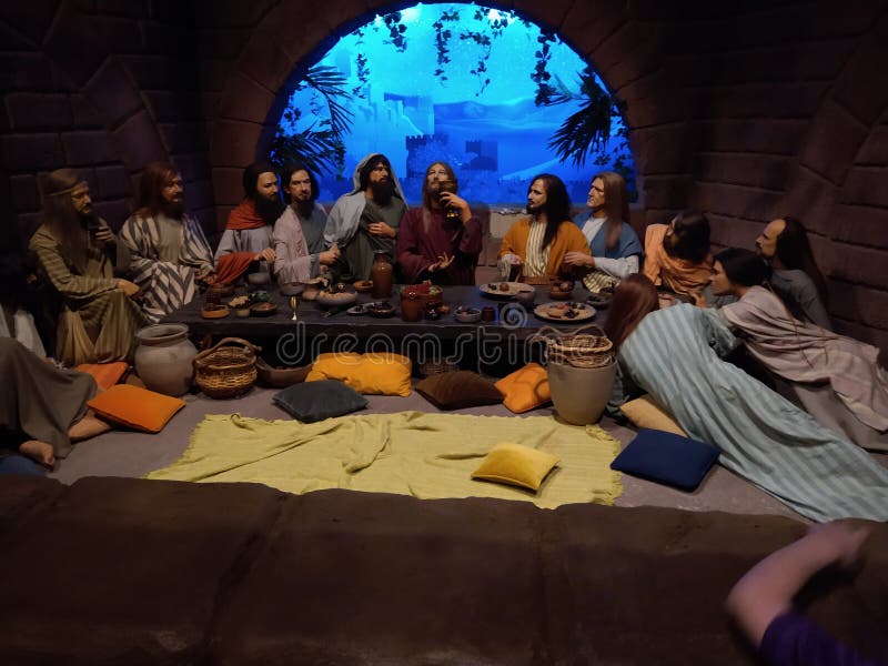 The last supper stock image. Image of woman, clothing - 220493839