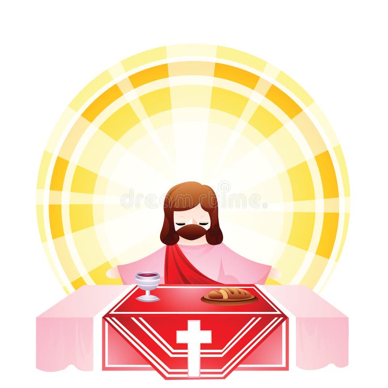 The Last Supper. Vector Illustration Decorative Design Stock Vector ...