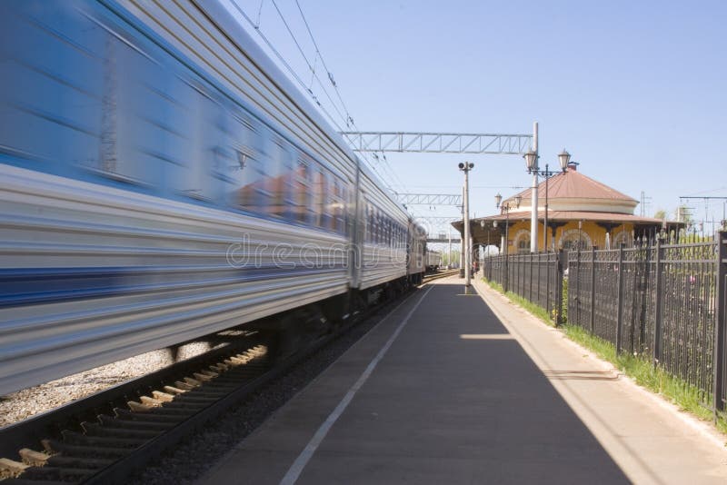 Last train stock photo. Image of traveling, blurred, railroad - 5208624