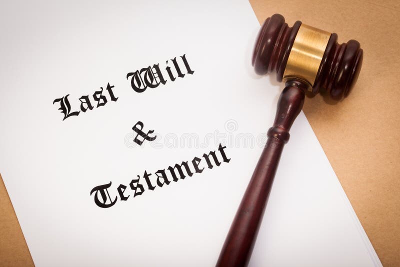 Last Will and Testament stock image. Image of judge, will - 25755033