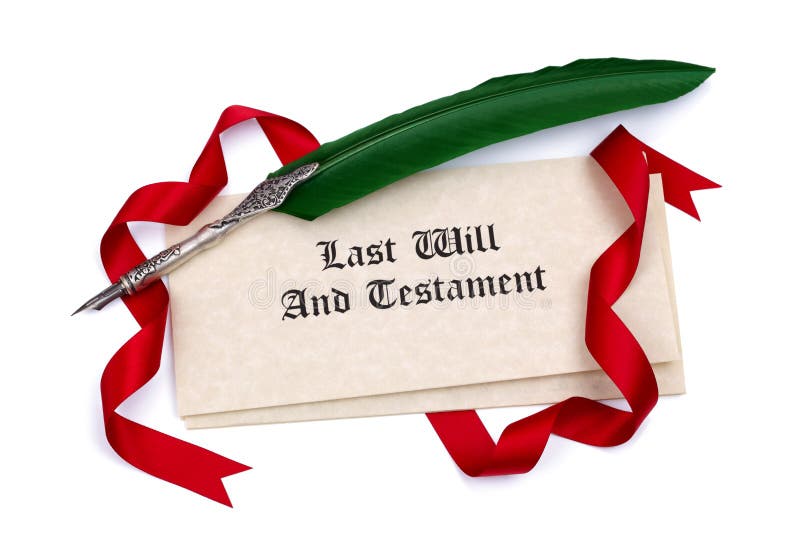 Signing Last Will and Testament Stock Photo - Image of legal, wealth ...