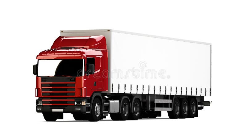 Lastbil stock illustrationer. Illustration av medel, logistik - 32001689