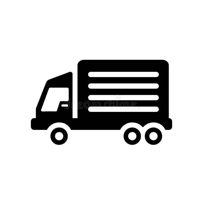 Lastbilsymbol vektor illustrationer. Illustration av industri - 131173223