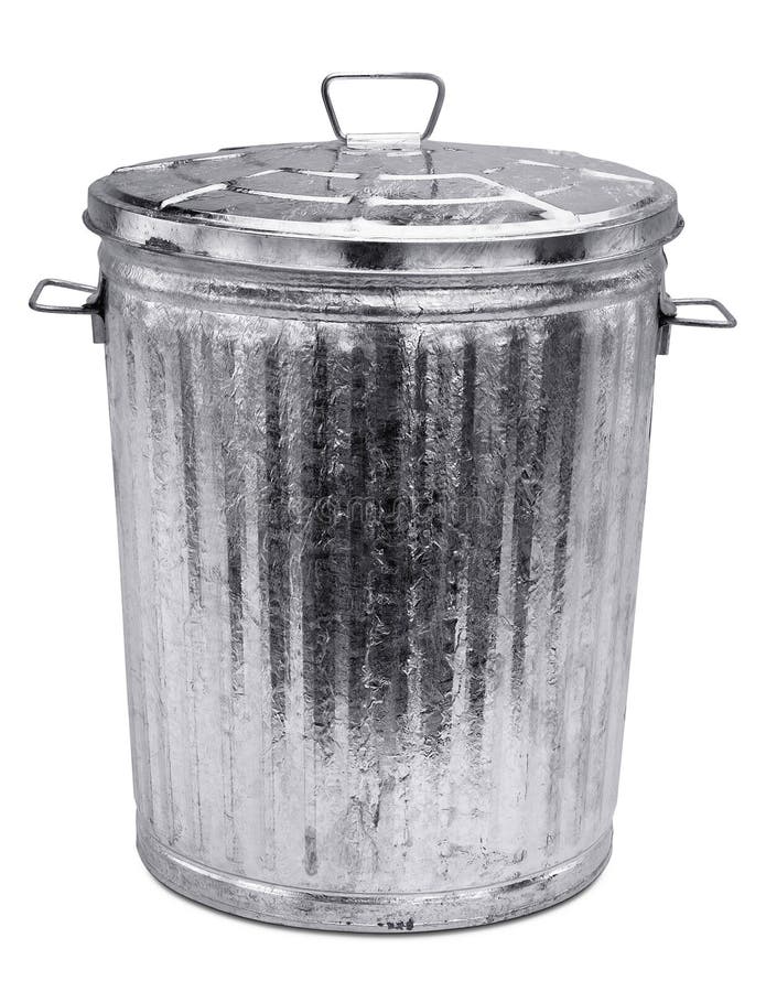 Lata de lixo imagem de stock. Imagem de ambiente, grampeado - 3464333