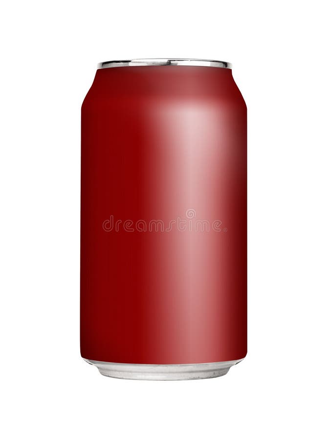 Lata de soda em branco imagem de stock. Imagem de cerveja - 5653465