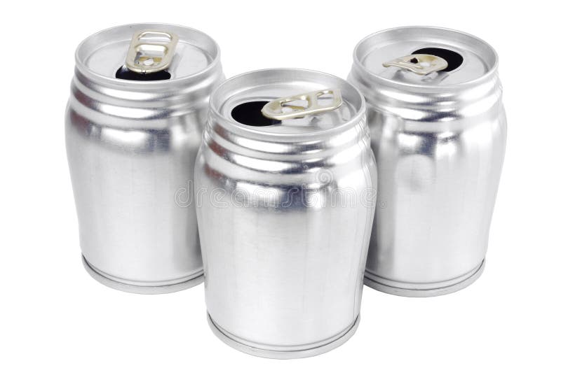 Latas de aluminio foto de archivo. Imagen de alimento - 25405336