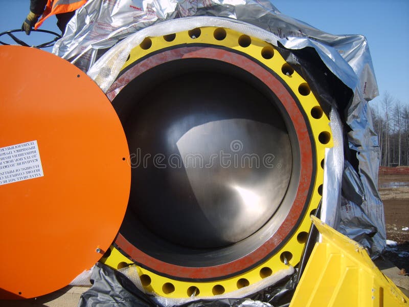 Latch for the gas pipeline editorial photo. Image of grime - 64990051