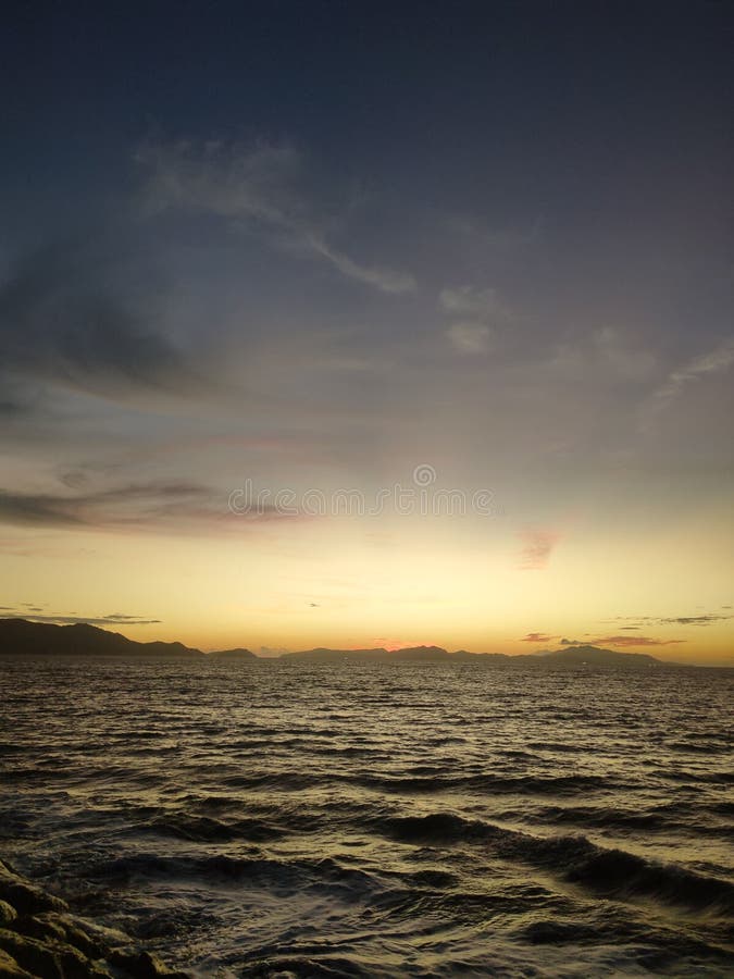 Late Afternoon in Beach Sea Stock Photo - Image of late, afternoon ...