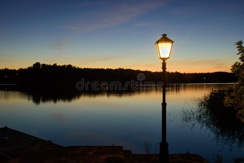 Late Archipelago Evening Light Stock Image - Image of season, idyllic ...