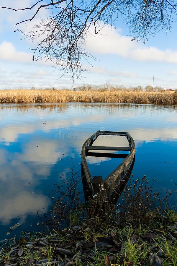 Late autumn landscape stock photo. Image of autumn, broad - 27622180