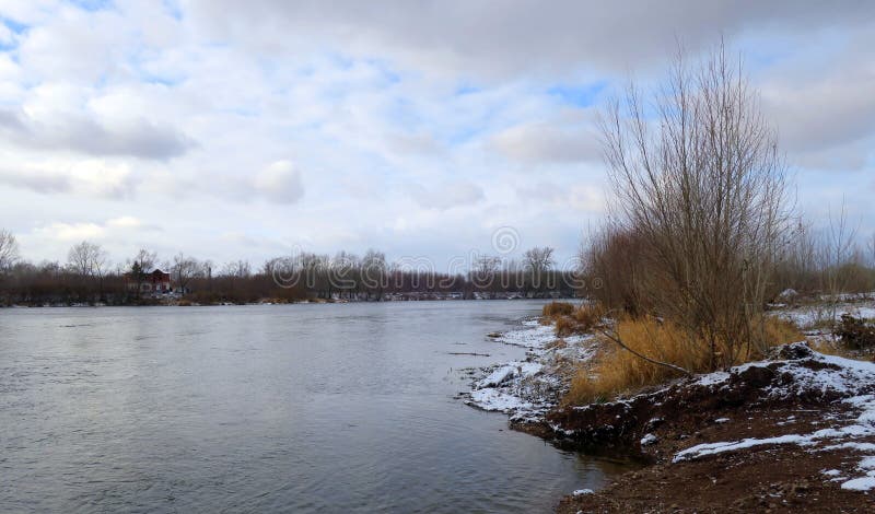 Late autumn landscape stock photo. Image of blue, grass - 211214446
