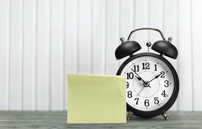 Late clocks stock photo. Image of note, reminder, dial - 59868802