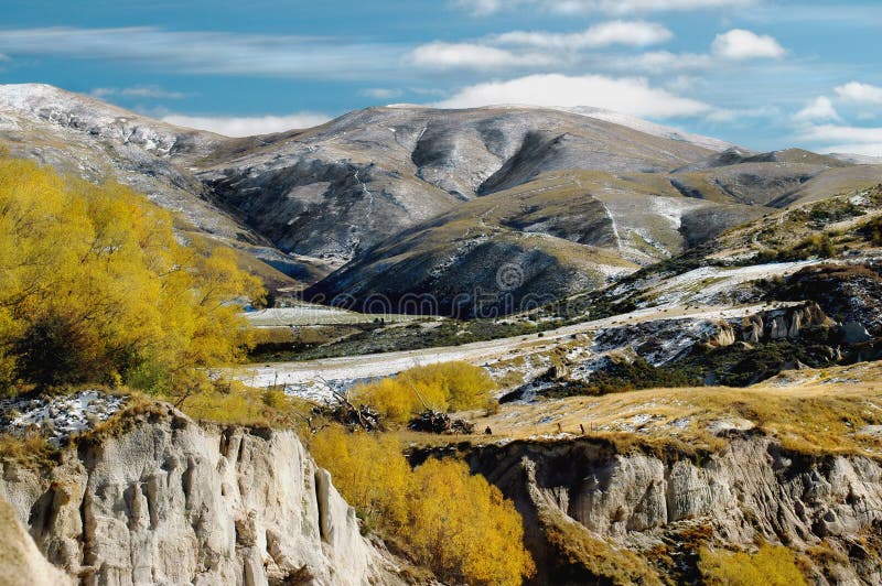 Late Fall Leaves Background : City Landscape Stock Photo - Image of ...