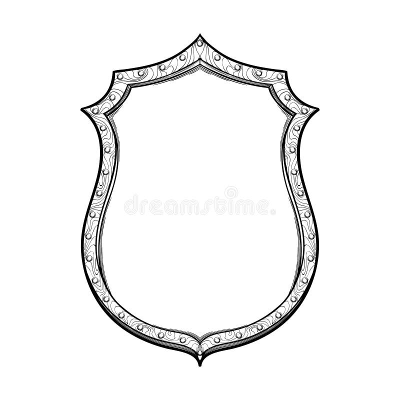 German Shield Icon, Isometric Style Stock Vector - Illustration of ...