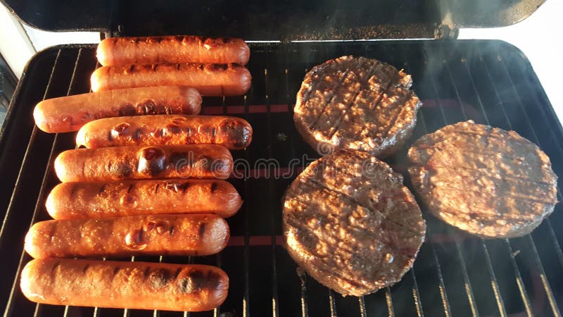 Late night BBQ stock image. Image of night, grill, late - 162859427