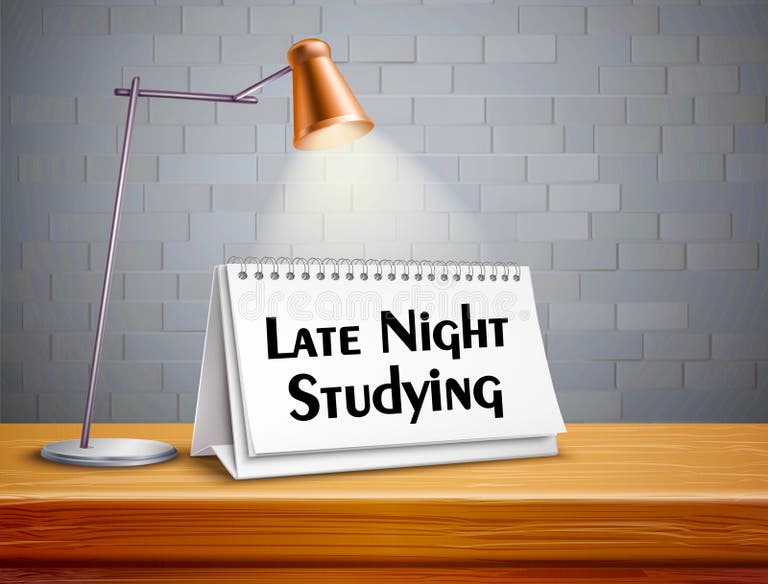Late Night Studying Stock Illustrations – 145 Late Night Studying Stock ...