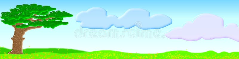 Late Spring Banner stock illustration. Illustration of soft - 8144097