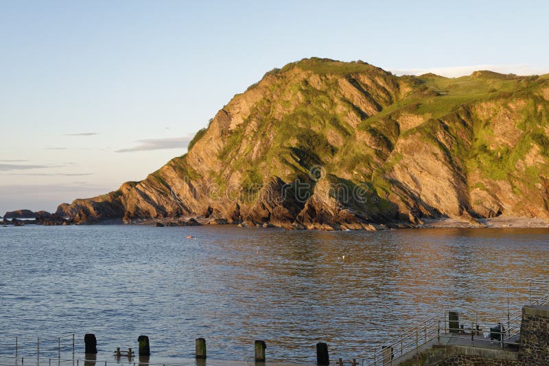 Late Sun on Beacon Point stock photo. Image of stone - 174131490