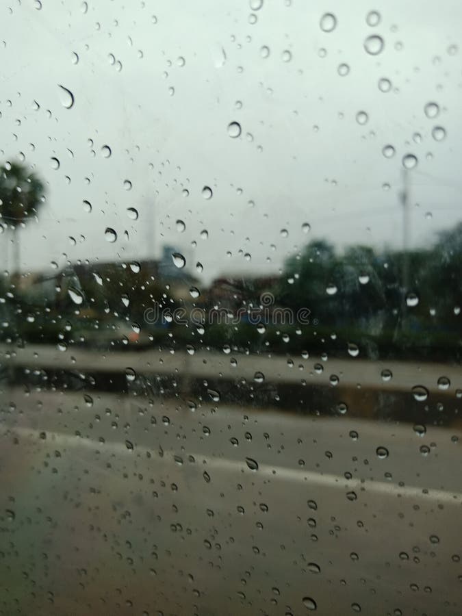 Late winter rain stock image. Image of winter, trafficjam - 136090909