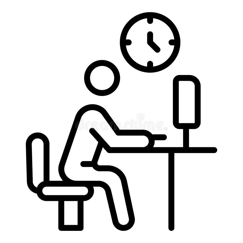 Working Alone Clipart