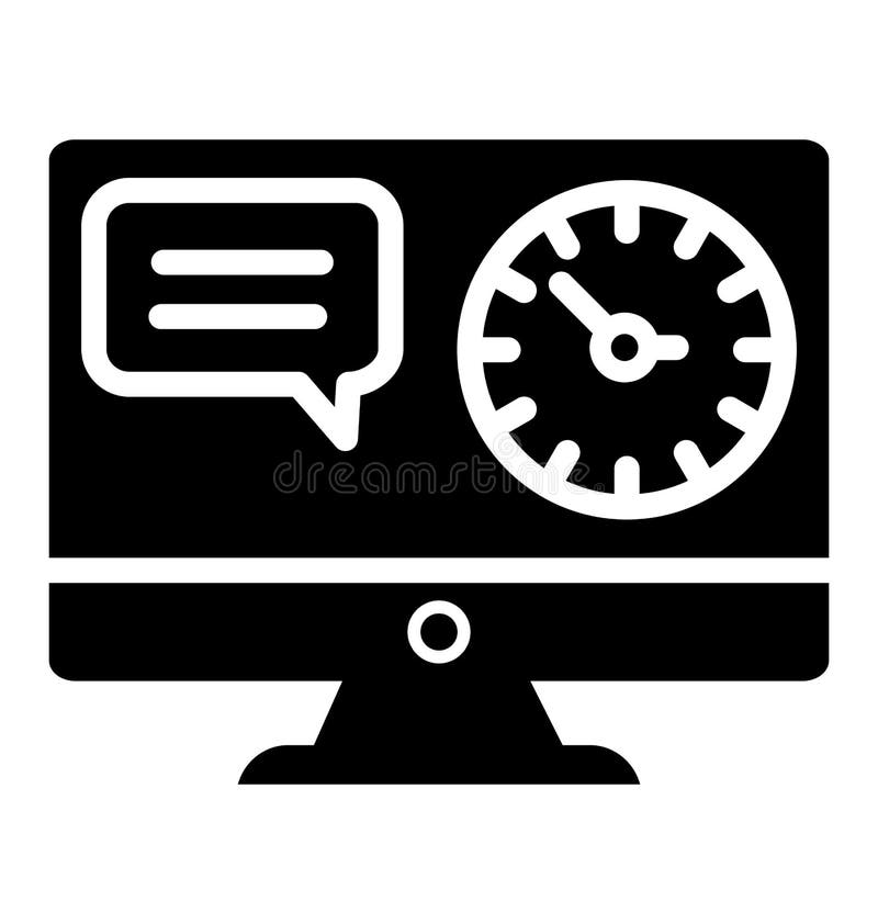 Late for Work Isolated Vector Icon Which Can Easily Modify or Edit ...