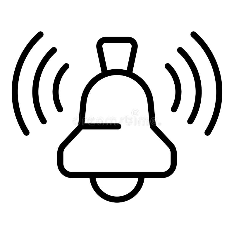 Late Work Notification Icon, Outline Style Stock Vector - Illustration ...