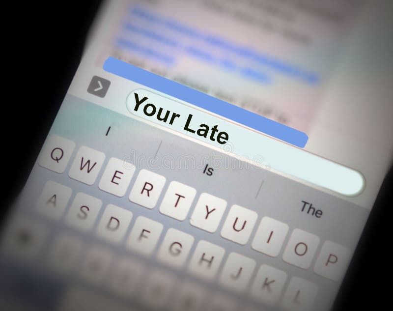 Late for work stock photo. Image of boss, text, words - 339669784