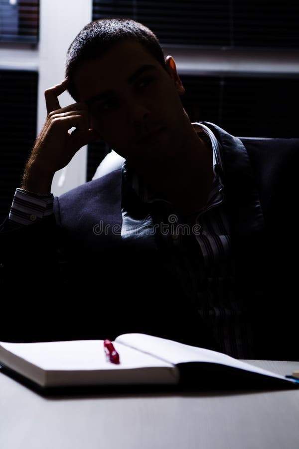 Late working stock photo. Image of night, office, problems - 7048438