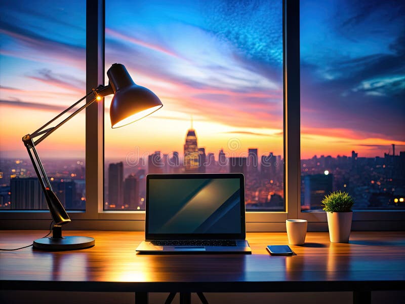 LateNight Design Inspiration Silhouette of a Designer at Work with a ...