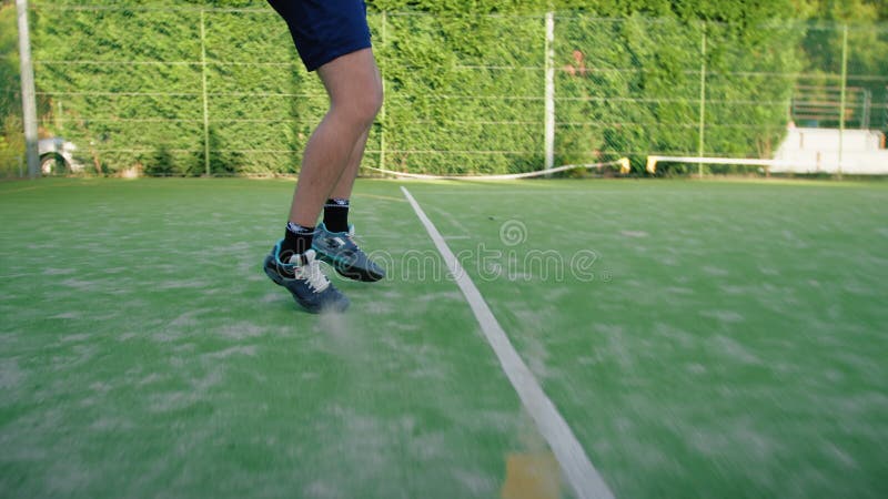 The Lateral Movement of a Tennis Player Stock Footage - Video of tennis ...