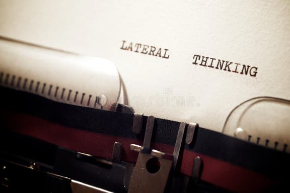 Lateral thinking phrase stock image. Image of sentence - 198362217