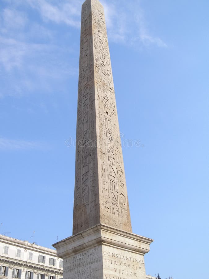 Lateran Obelisk in Rome stock photo. Image of lazio - 129680132
