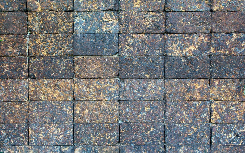 Laterite Brick Wall Texture Stock Image - Image of material, abstract ...