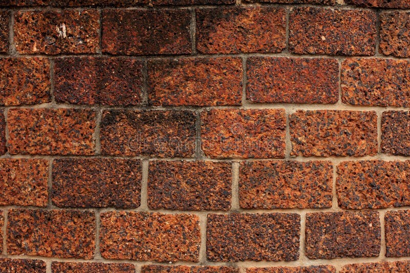 Laterite Brick Wall Texture. Stock Image - Image of cement, abstract ...