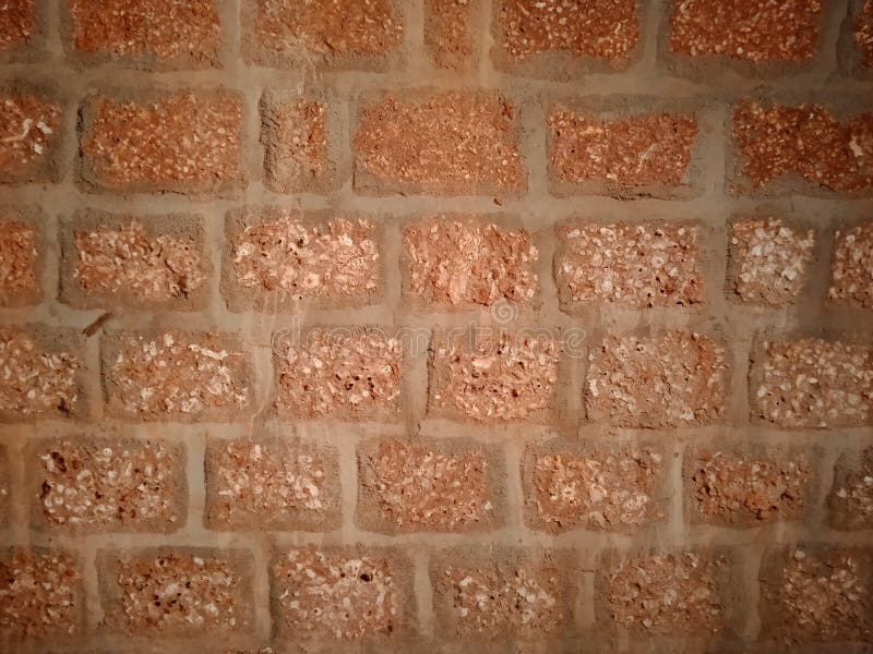 Laterite Stone Wall Texture Background. Stock Photo - Image of pattern ...