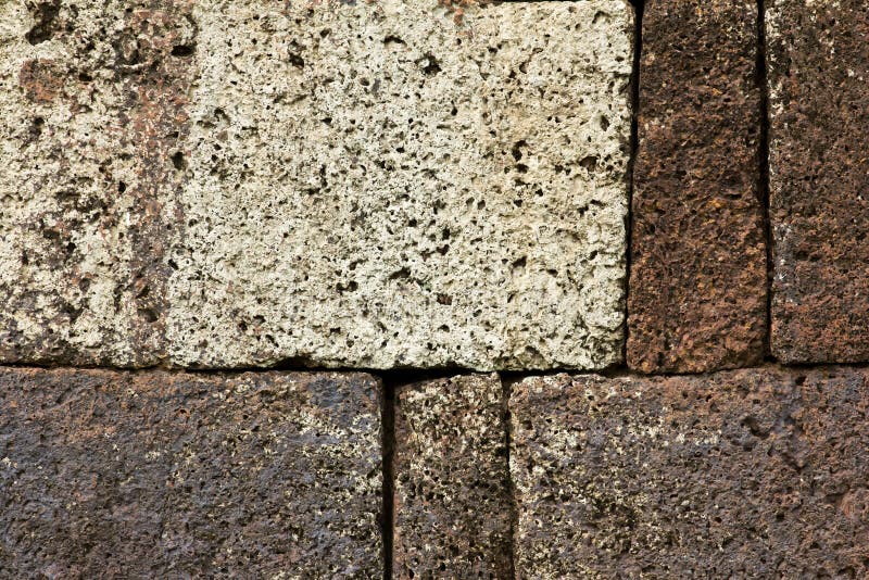 Laterite wall, pavement stock photo. Image of rock, retro - 42807452