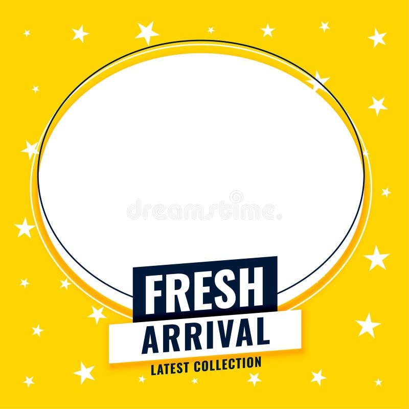 Latest Arrival Collection Template with Text Space Stock Vector ...