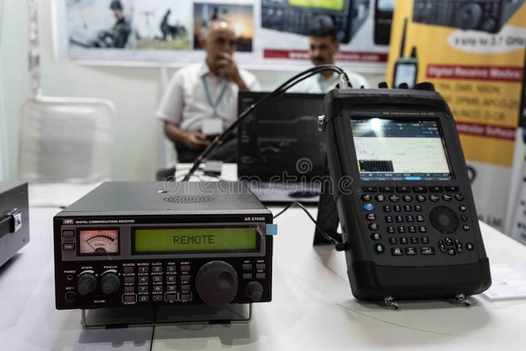 Latest Communication Device Displayed at a Stall during East Tech 2023 ...