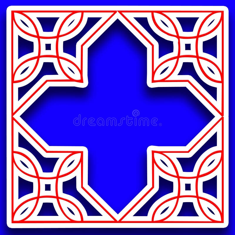 Latest 3d Ceramic Floor Tile Design Layout Drawing Patterns Set-4 Stock ...
