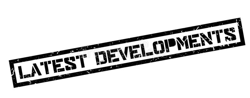 Latest Developments Rubber Stamp Stock Illustration - Illustration of ...
