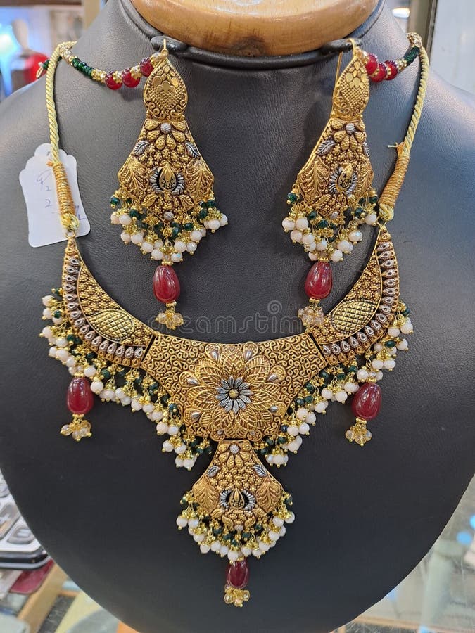 Latest Gold Jewellery Design 2023 Stock Photo - Image of gold, design ...