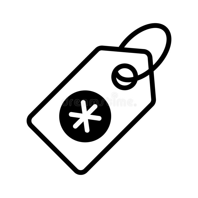 Latest Icon of Medical Tag Designed in Glyph Style Stock Vector ...