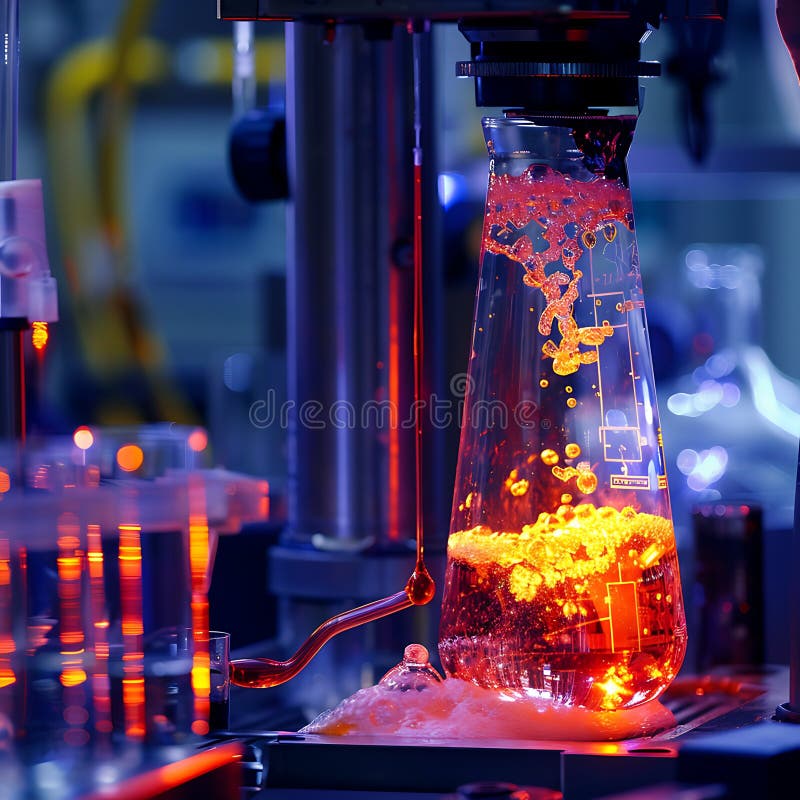 Latest Lab of Scientific Experiments Light Effects in the Liquid Stock ...