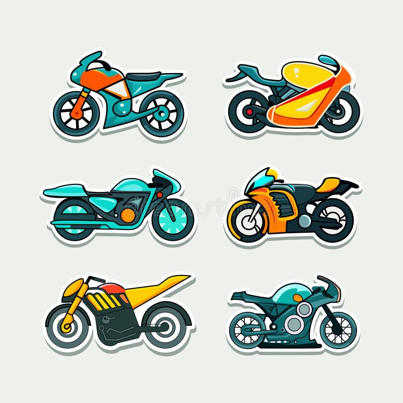 Enduro Sticker Stock Illustrations – 122 Enduro Sticker Stock ...